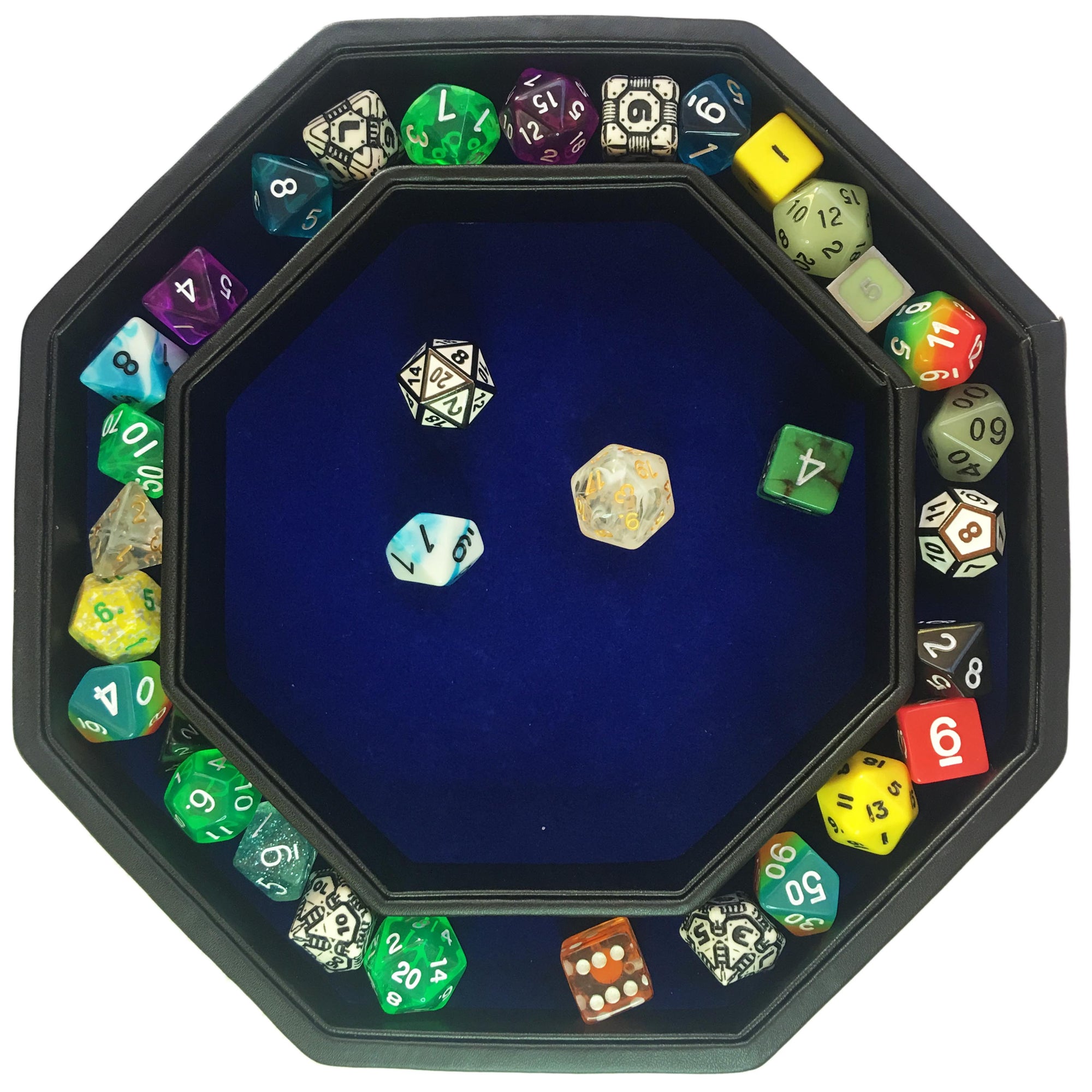 Blue Flaming Dice